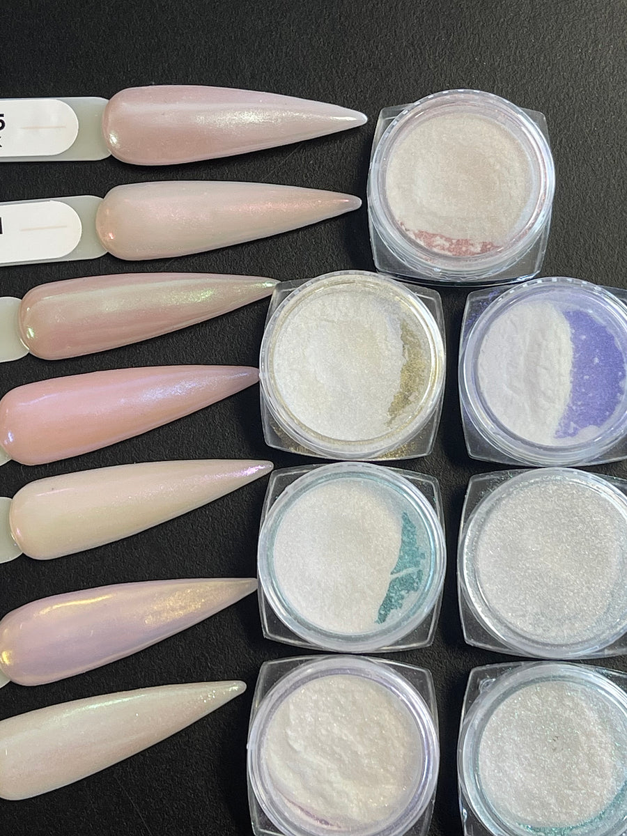 Aurora Mermaid Chrome Nail Powder- 7 Colors – The Additude Shop