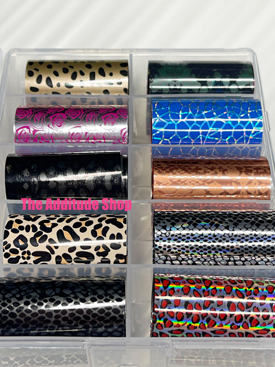 Mixed Leopard Cheetah Nail Foils #2 – The Additude Shop